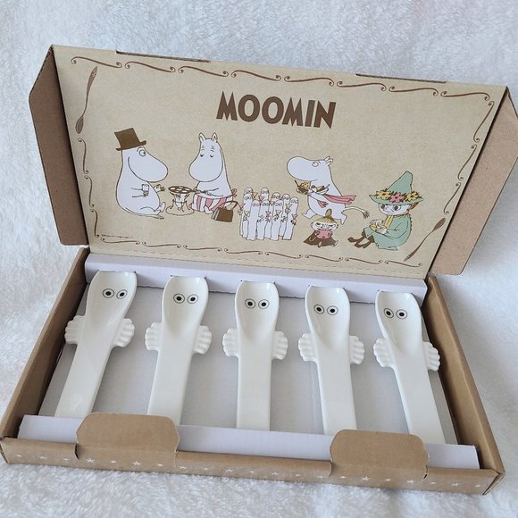 Moonin | Dining | Moomin Nyoro Nyoro Ceramic Spoon Set | Poshmark